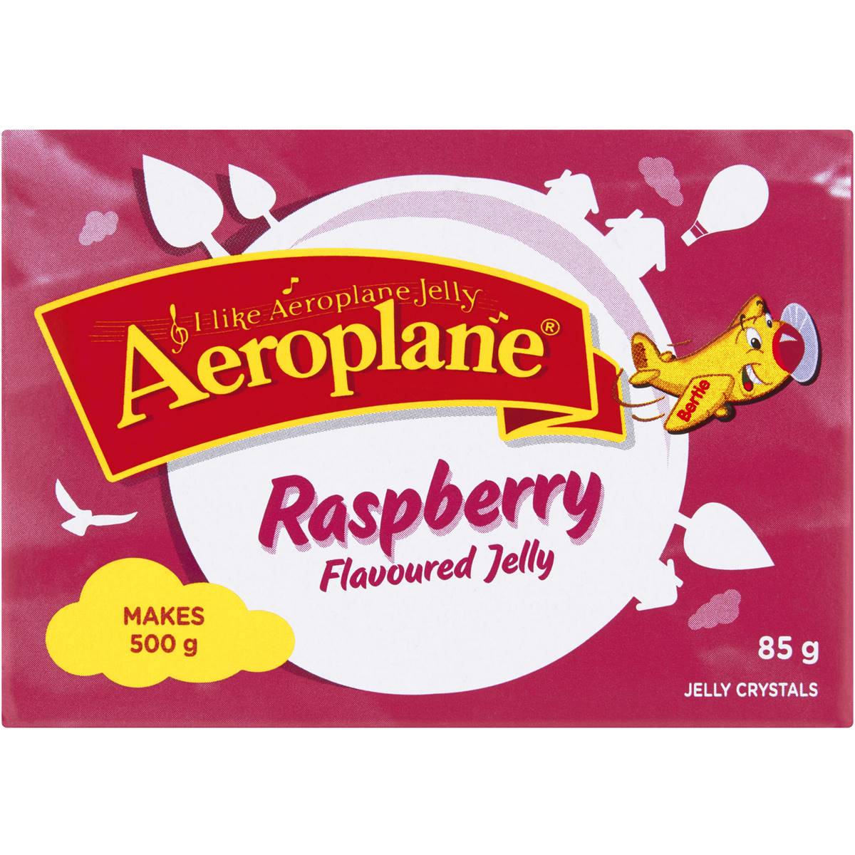 Aeroplane Original Raspberry Flavoured Jelly 85g | Worldwide Shipping