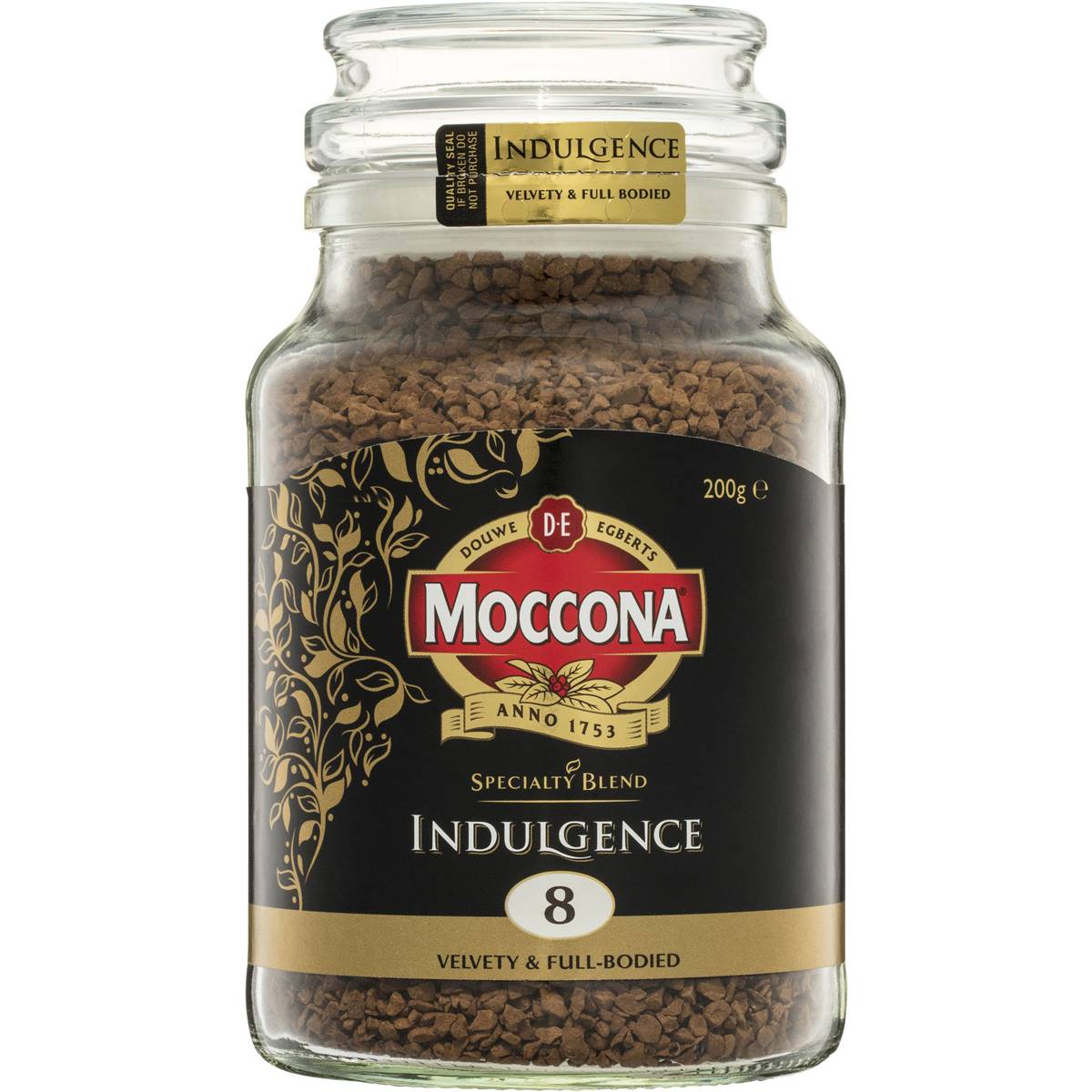 Moccona Indulgence Instant Coffee 200g | Worldwide Shipping