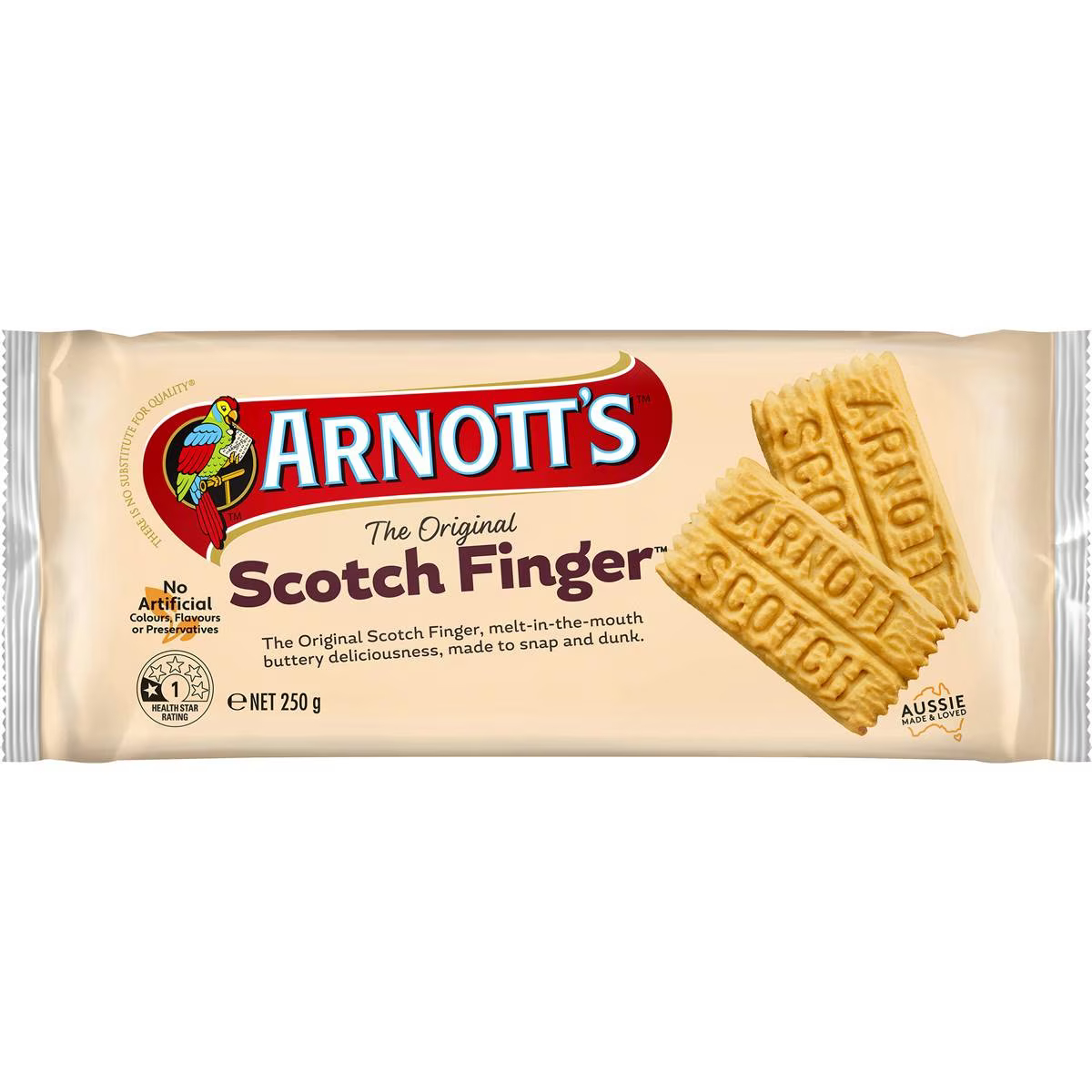 Arnott's Scotch Finger Plain Biscuits 250g | Worldwide Shipping