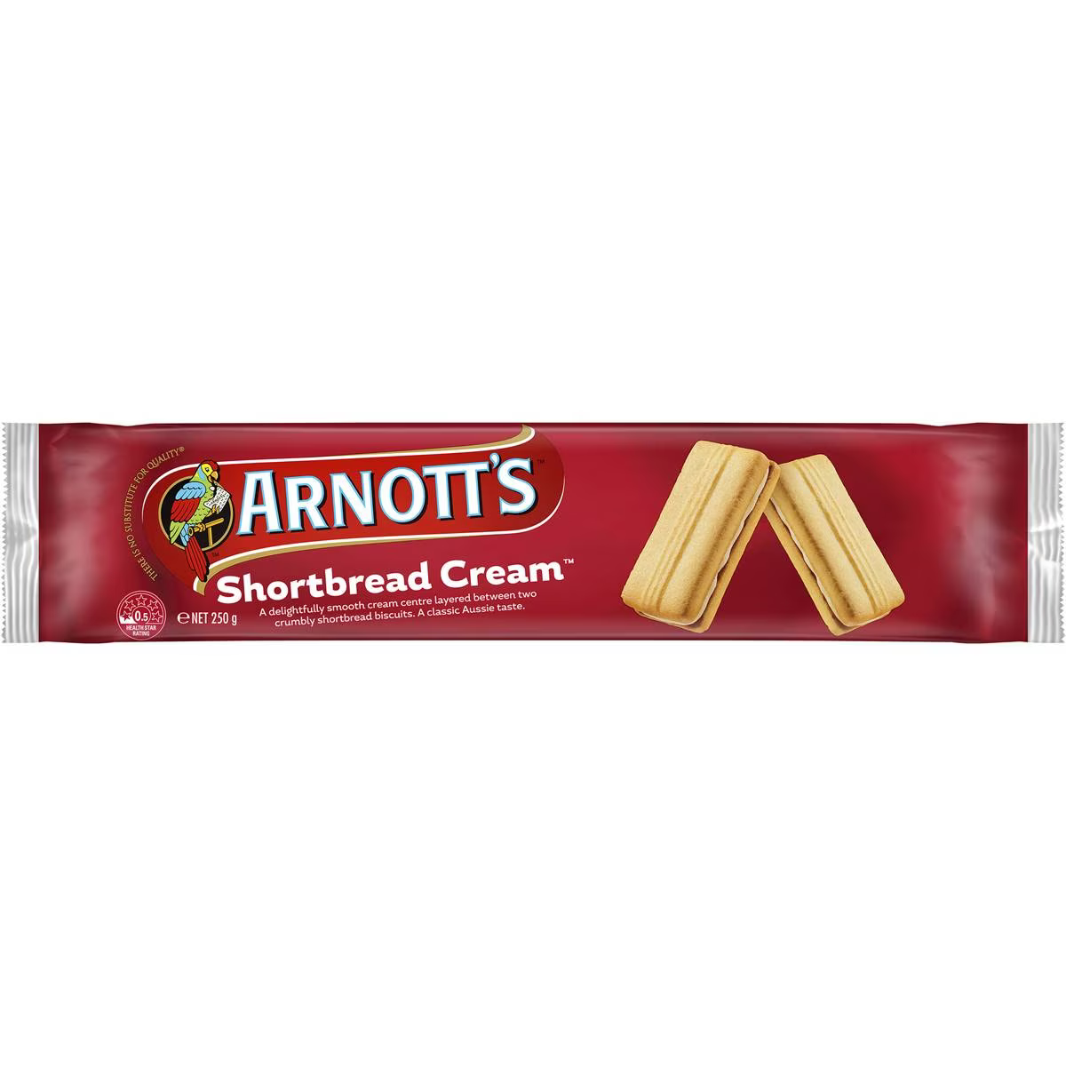 Arnott's Shortbread Cream Biscuits 250g | Worldwide Shipping