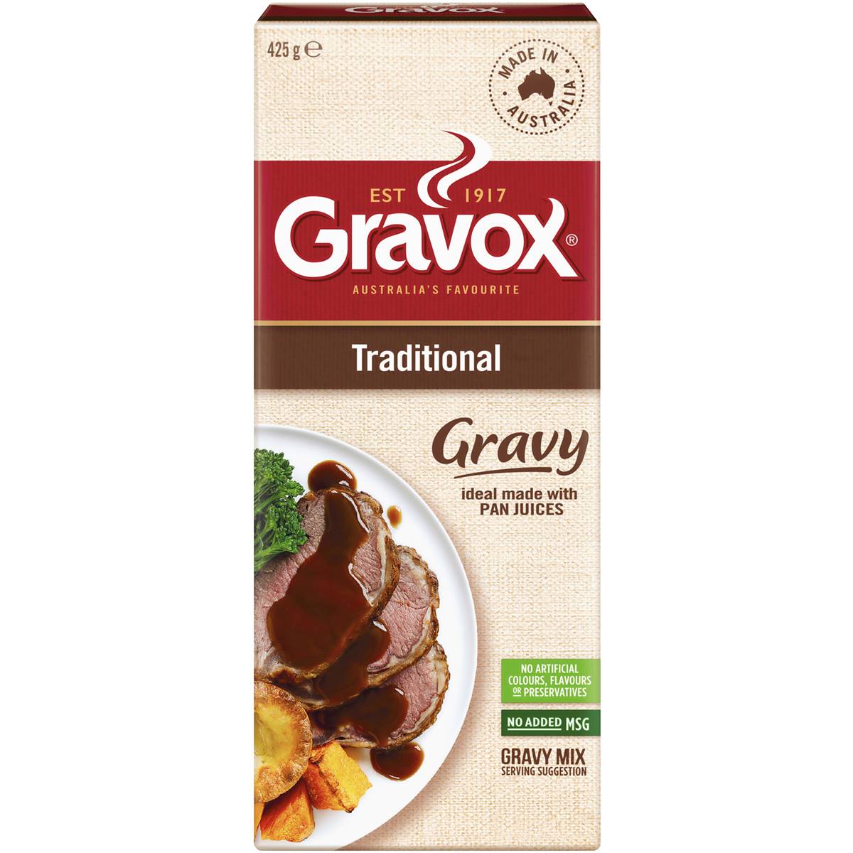 Gravox Powdered Traditional Gravy Mix 425g | Worldwide Shipping