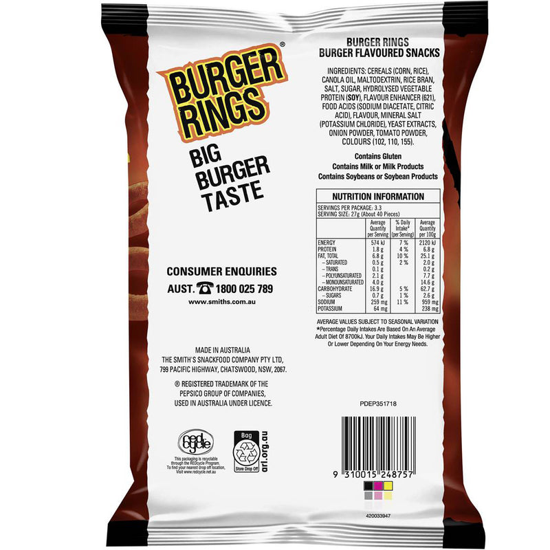 Burger Rings 90g