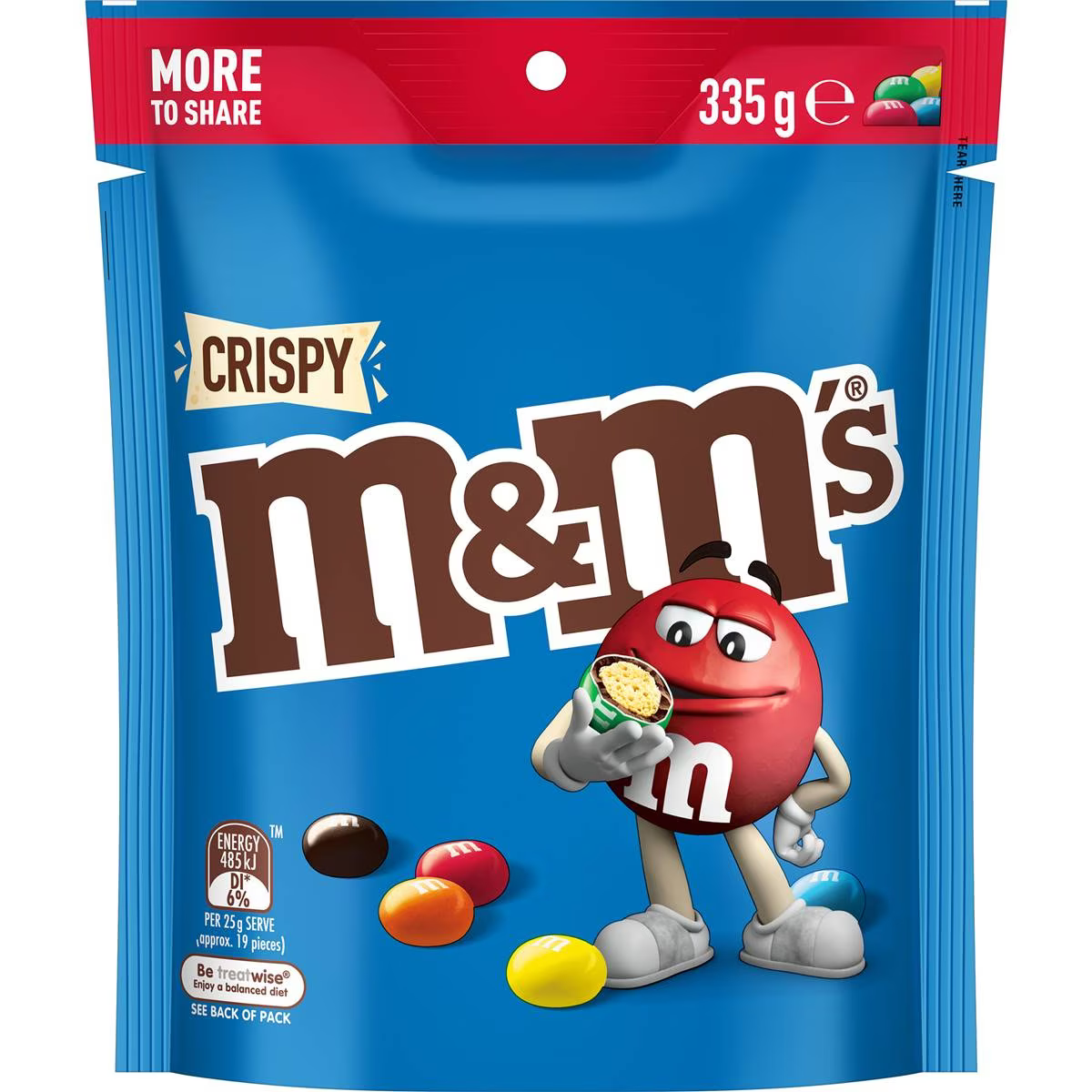 M&m's Crispy Milk Chocolate 335g | Worldwide Shipping