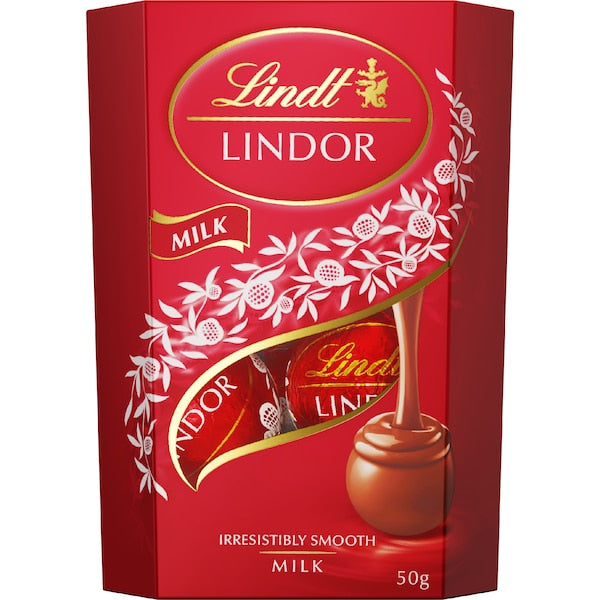 Lindt Lindor Milk Chocolate 50g | Worldwide Shipping