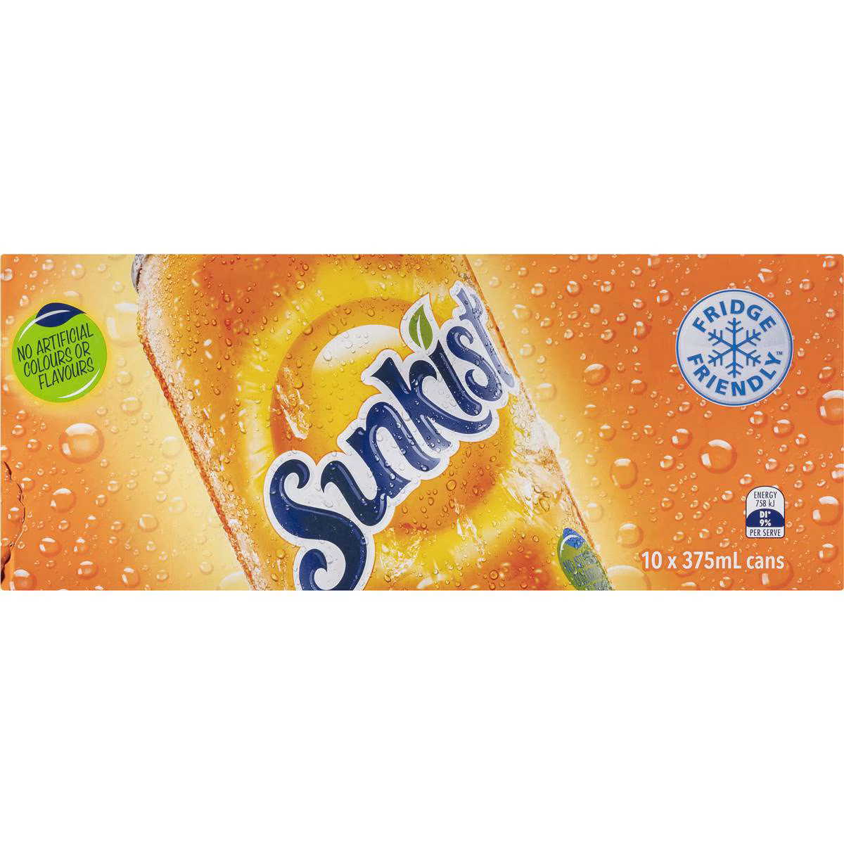 Sunkist Orange Soft Drink 375ml - 10 Pack | Worldwide Shipping