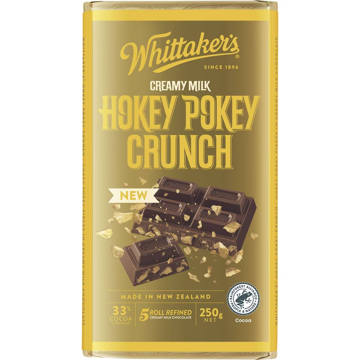 Whittaker's Hokey Pokey Crunch Block 250g | Worldwide Shipping