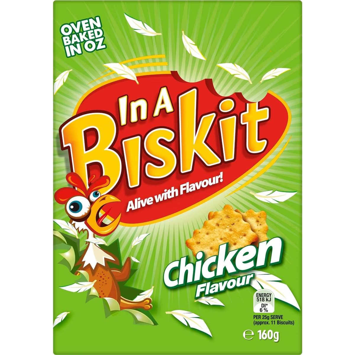 In A Biskit Chicken Crackers 160g | Worldwide Shipping