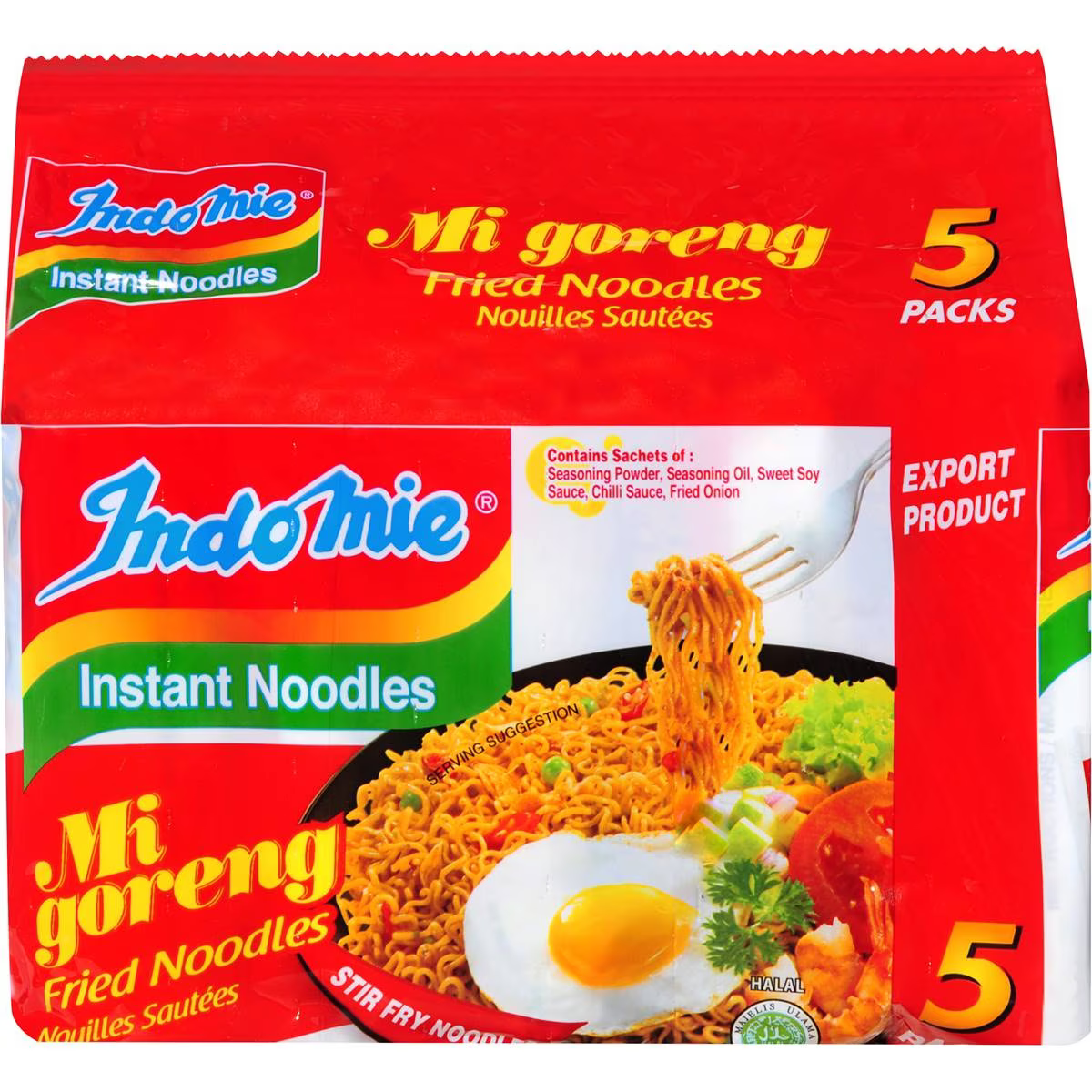 Indomie Mi Goreng Instant Noodles 5 Pack 425g | Worldwide Shipping