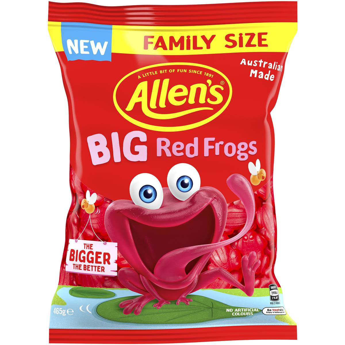 Allen's Big Red Frogs 465g | Worldwide Shipping