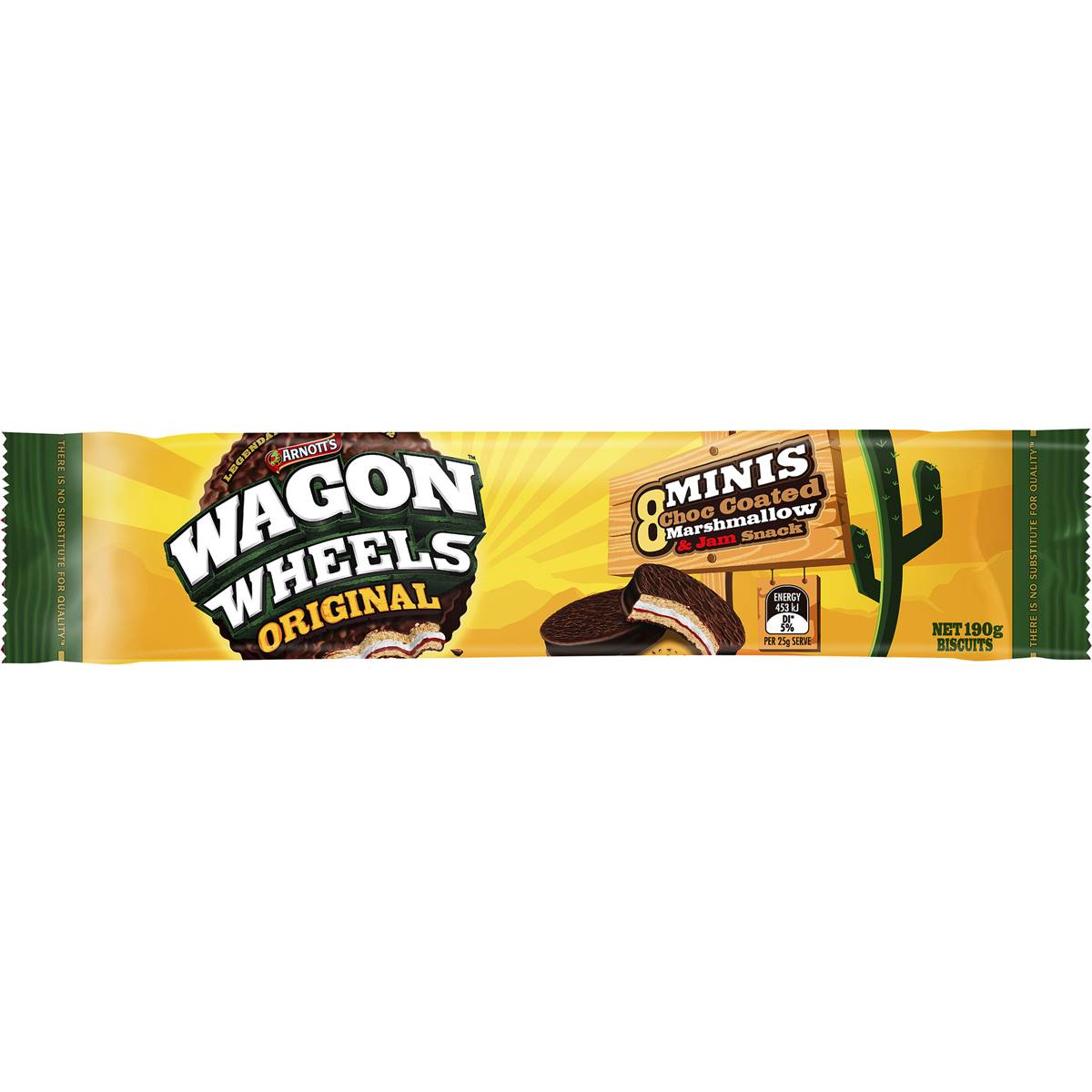 Arnott's Wagon Wheels Original Mini Biscuits 190g | Worldwide Shipping