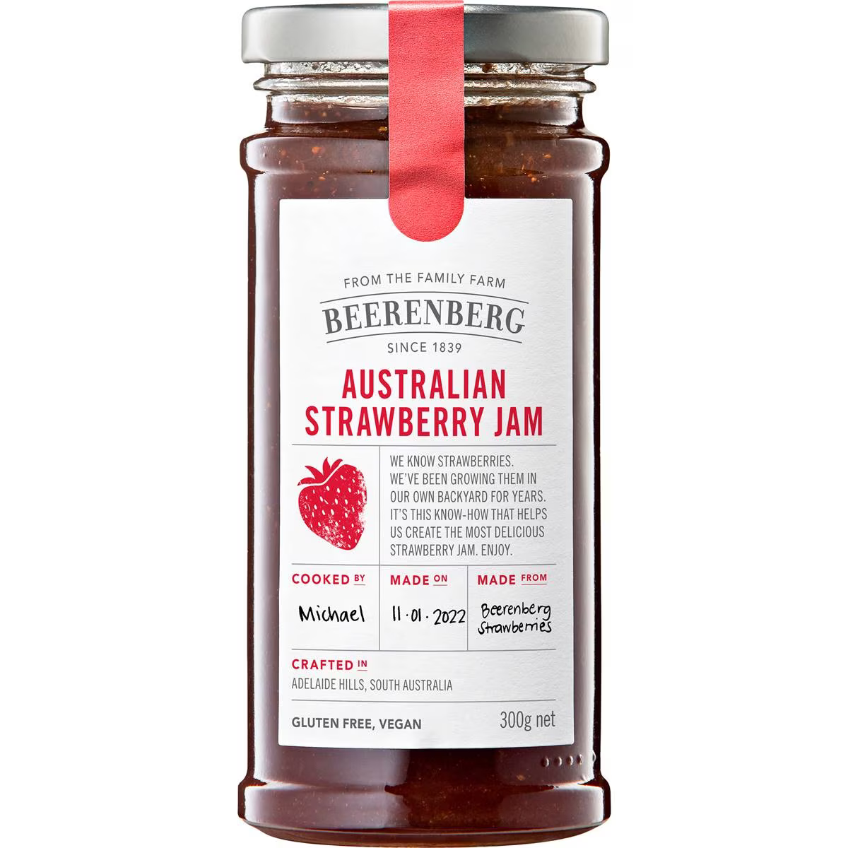 Beerenberg Strawberry Jam 300g | Worldwide Shipping