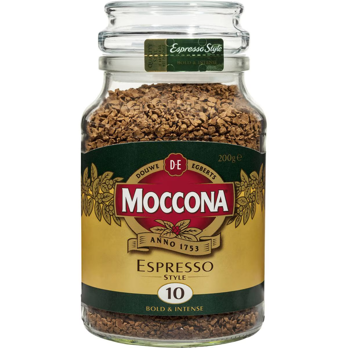 Moccona Espresso Style Instant Coffee 200g | Worldwide Shipping