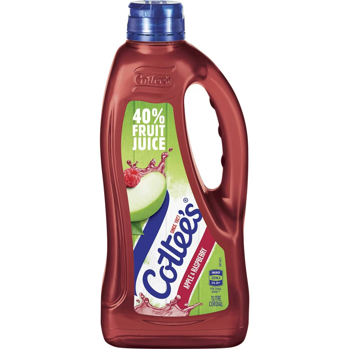 Cottee's Apple & Raspberry With 40% Fruit Juice Cordial 1L | Worldwide ...