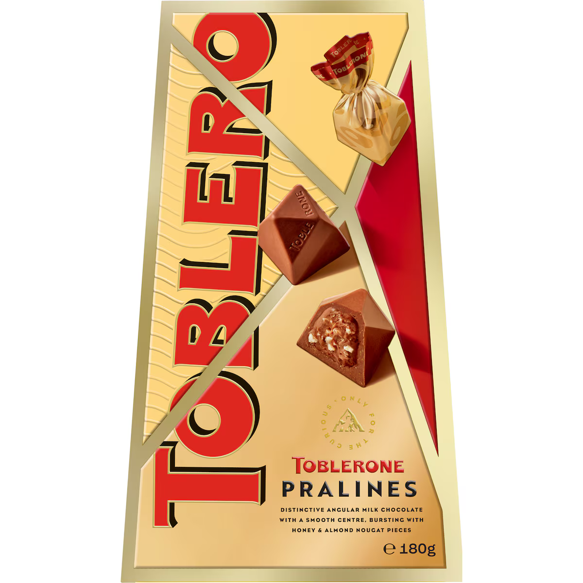 Toblerone Pralines Boxed Chocolate Gift Box 180g | Worldwide Shipping