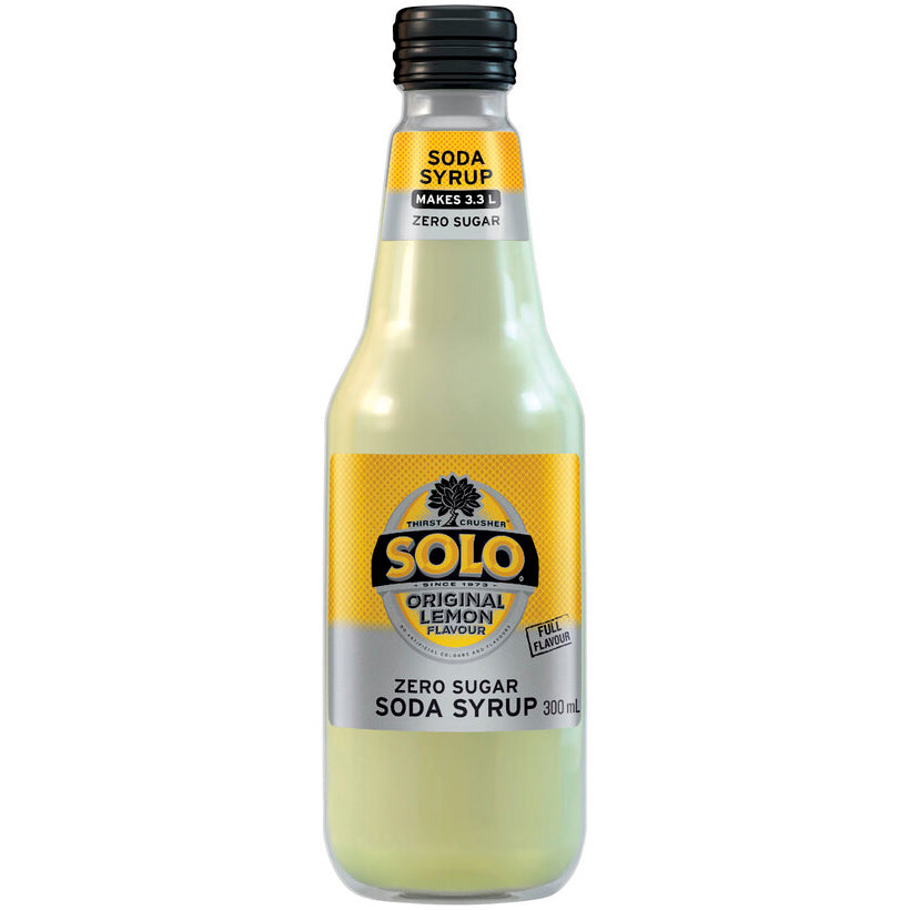 Solo Zero Sugar Syrup Cordial For Soda Water 300ml | Worldwide Shipping