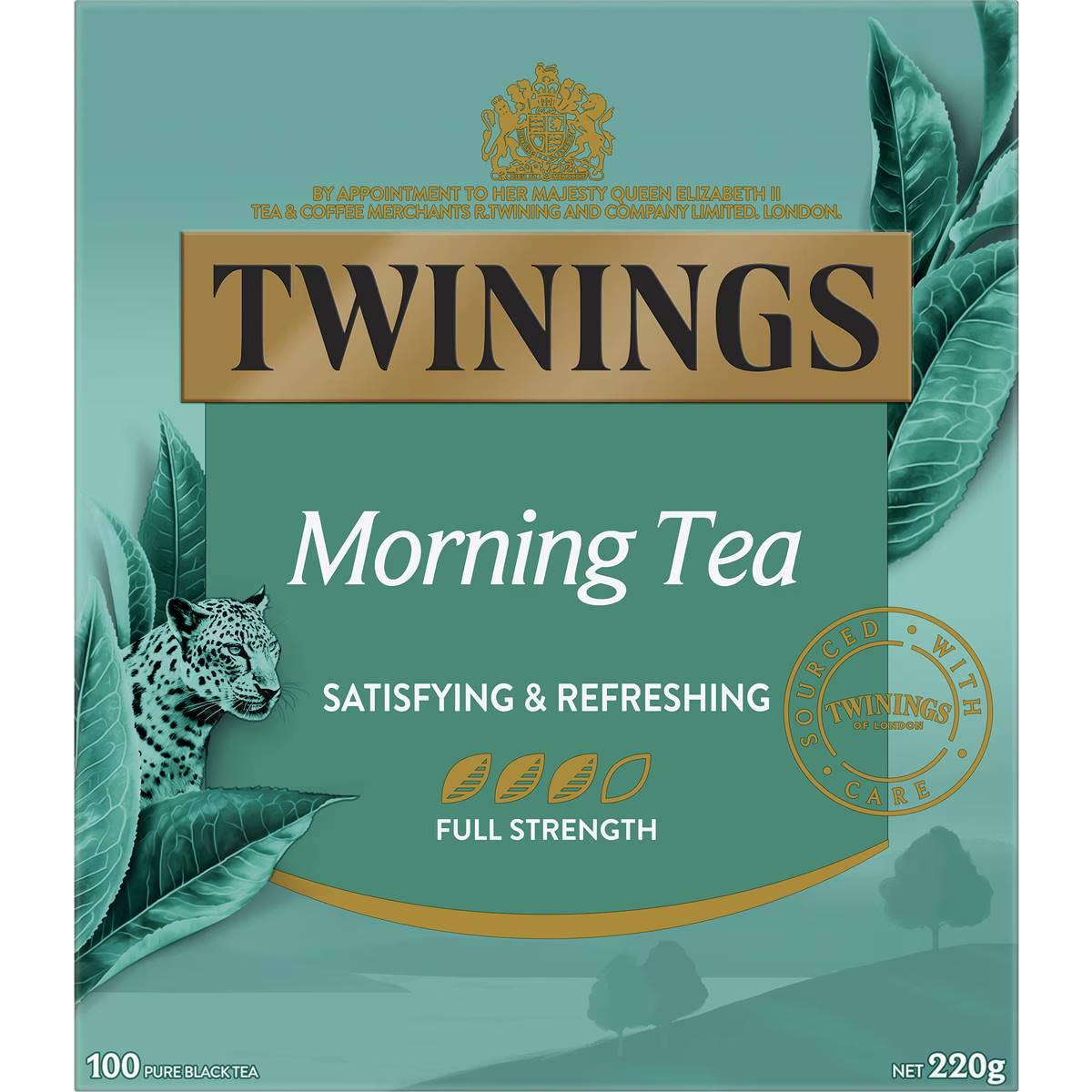 Twinings Morning Tea 100 Tea Bags 220g | Worldwide Shipping