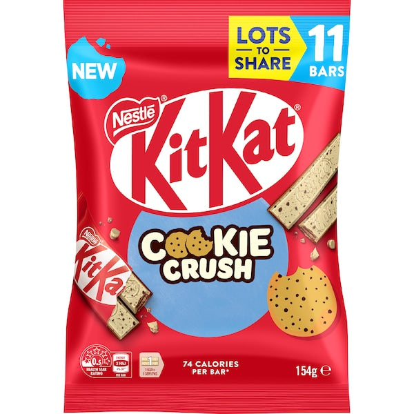 Nestle Kit Kat Cookie Crush Mini Chocolate Bars 11 Pack 154g ...