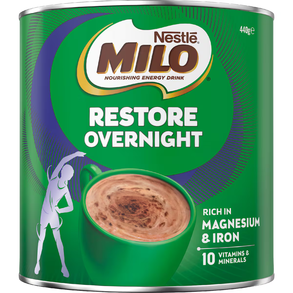 Milo Restore Overnight Tin 440g | Worldwide Shipping