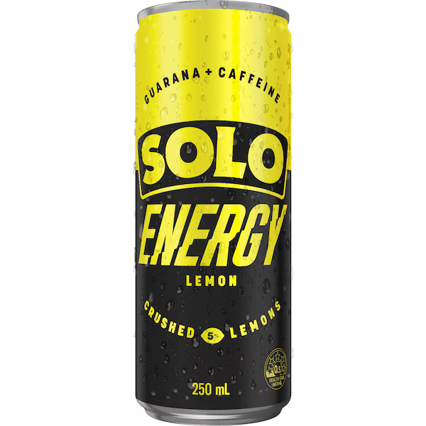 Solo Lemon Energy Drink 250ml | Worldwide Shipping
