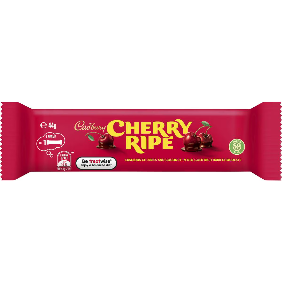 Cadbury Cherry Ripe Bar 44g | Worldwide Shipping