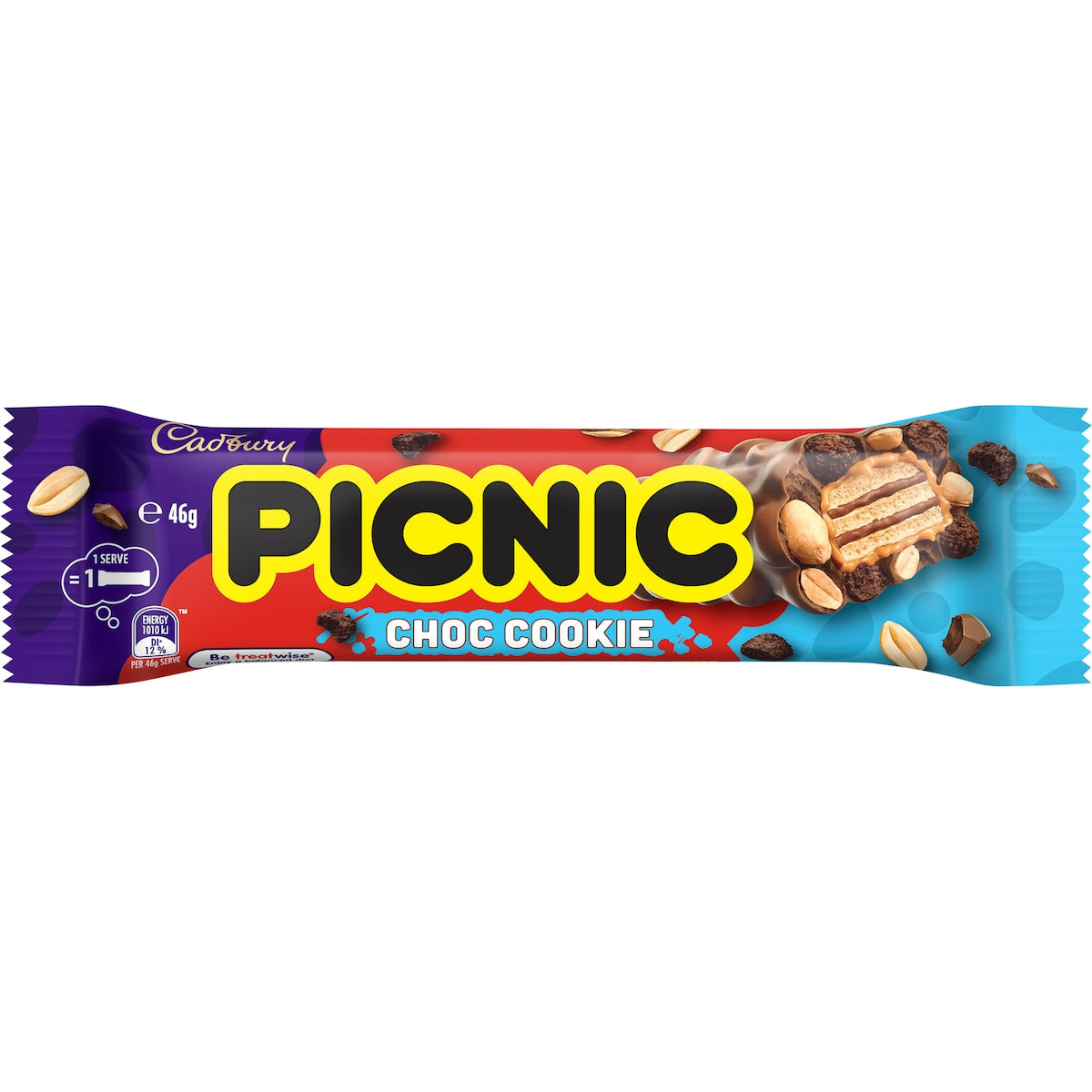 Cadbury Picnic Choc Cookie Bar 46g | Worldwide Shipping