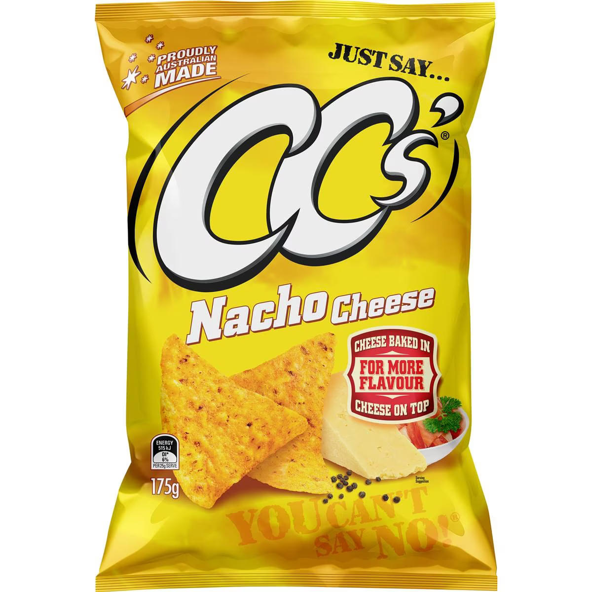 CC's Corn Chips Nacho Cheese 175g | Worldwide Shipping