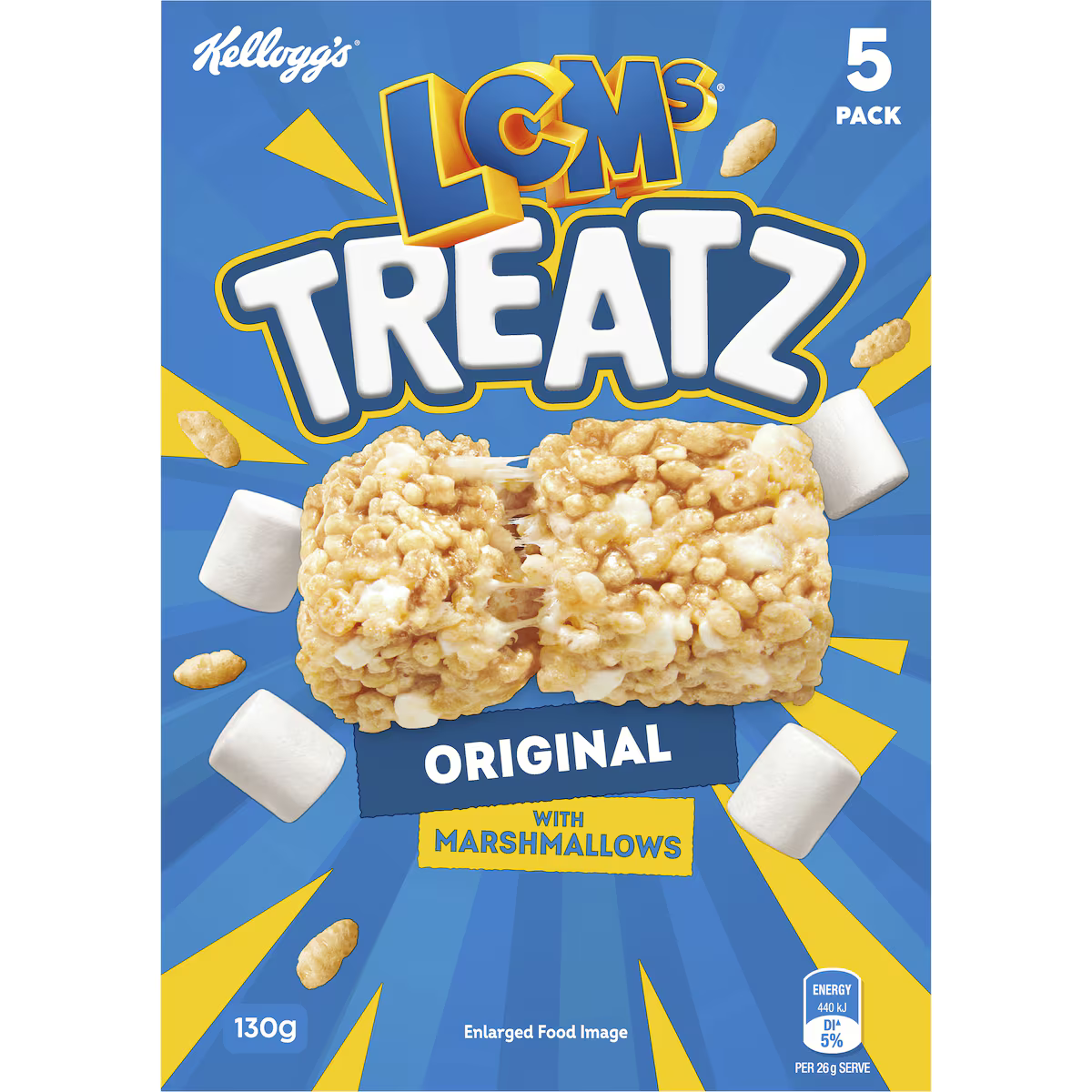 Kellogg's Lcm's Treatz Original With Marshmallow 5 Pack 180g ...